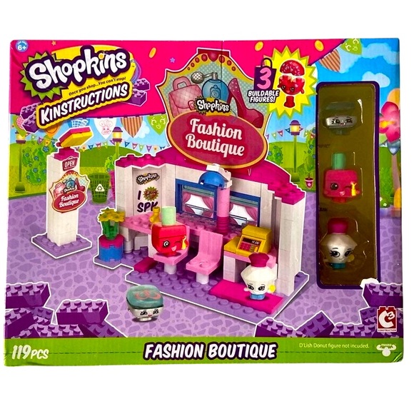 Shopkins | Toys | Shopkins Kinstructions Building Set Fashion Boutique ...